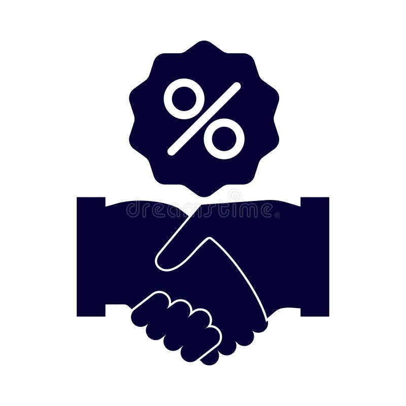 Business Commission Deal Icon Stock Vector - Illustration of ...