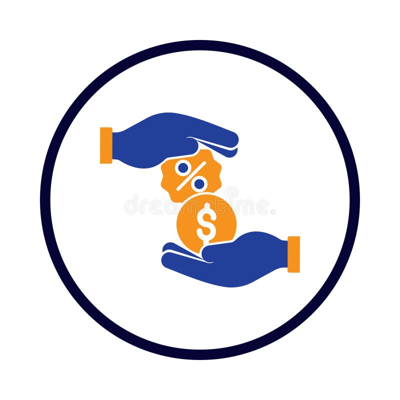 Business commission icon stock vector. Illustration of commission ...