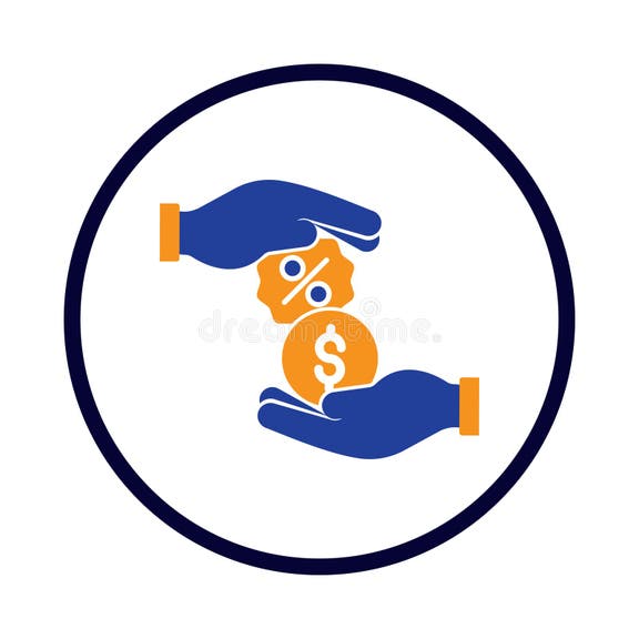 Business commission icon stock vector. Illustration of commission ...