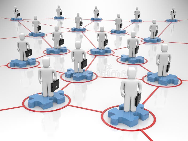 Business communication stock illustration. Illustration of connect ...