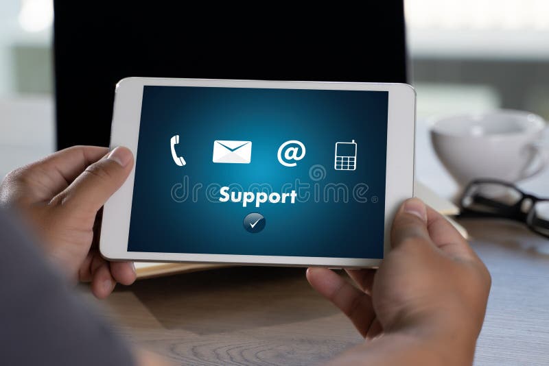 Business Communication Man Customer Agent Support Service Support ...