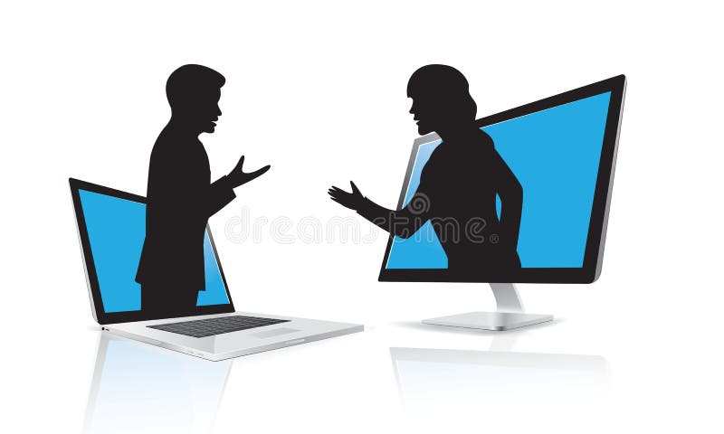 Business Networking Silhouette Stock Illustrations – 6,000 Business ...