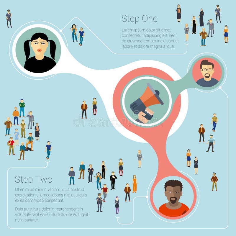 Business Communications Vector Infographics. Stock Vector ...