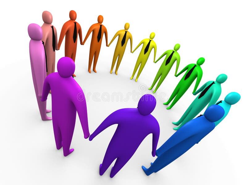 Business Community #3 stock illustration. Illustration of help - 742800