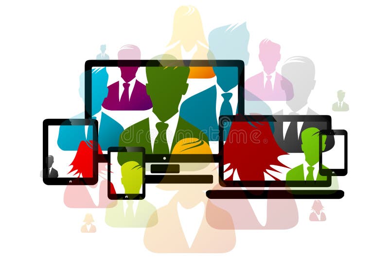 Business community stock vector. Illustration of network - 44918583