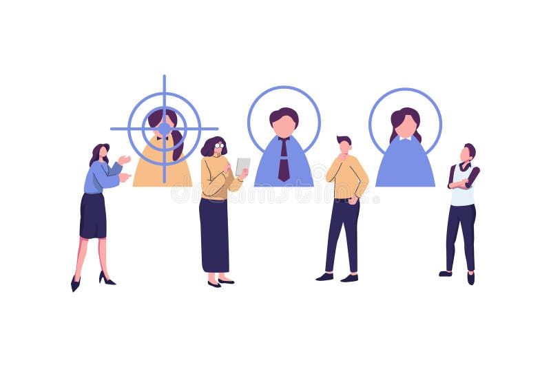 Business Company is Looking for an Employee for Work Flat Style ...