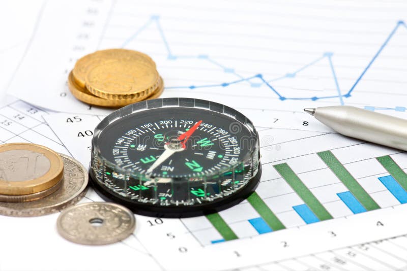 Compass Business Strategy Psychology Stock Image - Image of career ...
