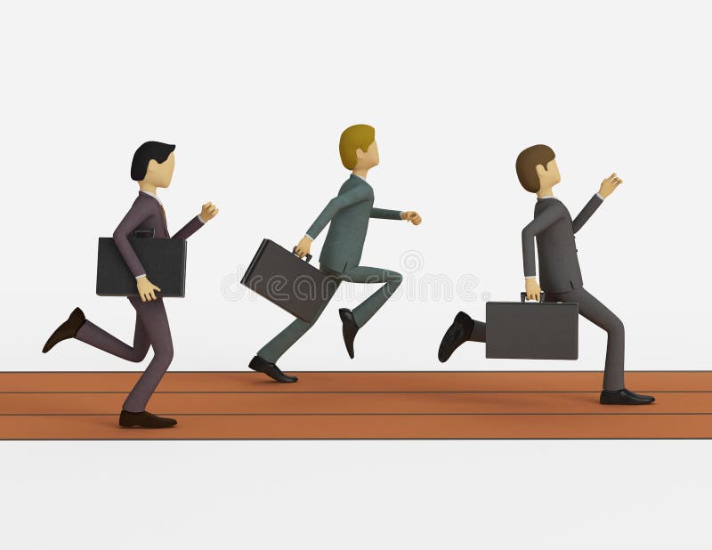 Business Competition stock illustration. Illustration of goal - 4973451