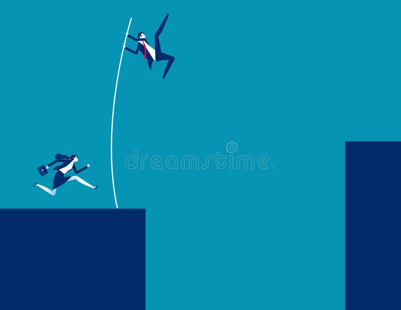 Business Competition. Business Challenge Vector Illustration. Stock ...