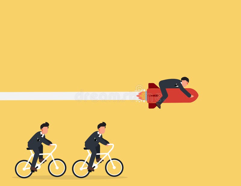 Business Competition and Competitors. Vector Illustration Stock ...