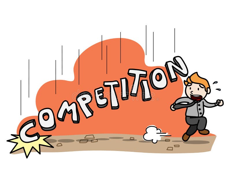 Business Competition stock vector. Illustration of sketch - 73788665