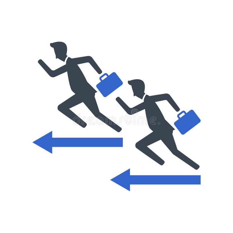 Business Competition stock illustration. Illustration of relationship ...