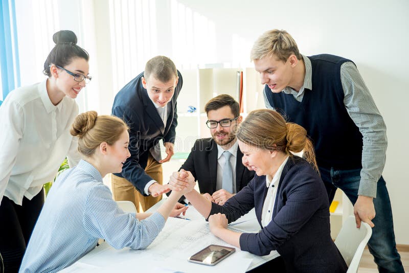 Business Competition in Office Stock Image - Image of meeting ...
