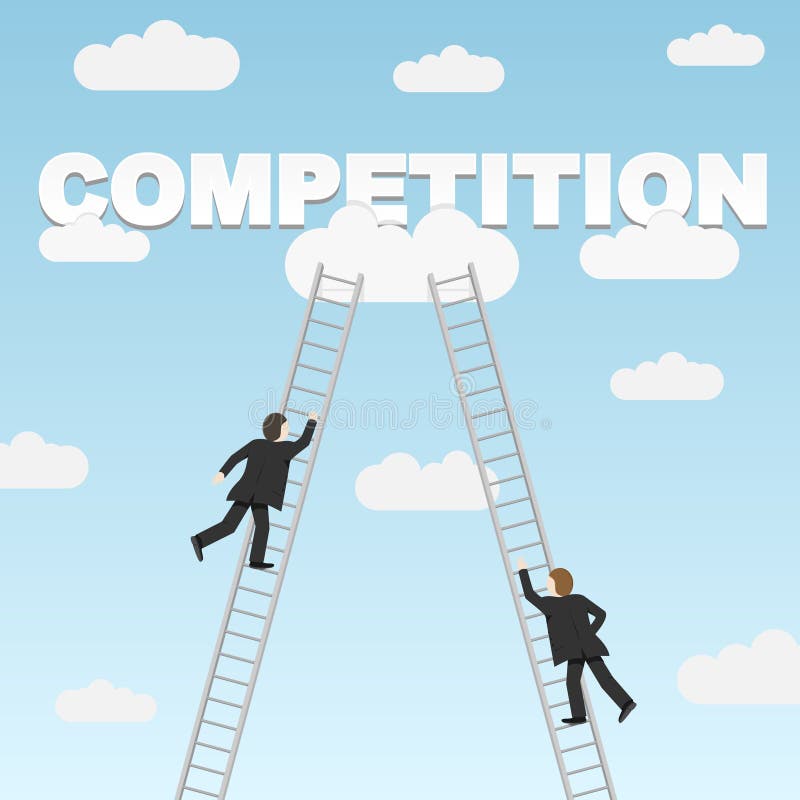 Business Competition between Two Businessmen Stock Vector ...