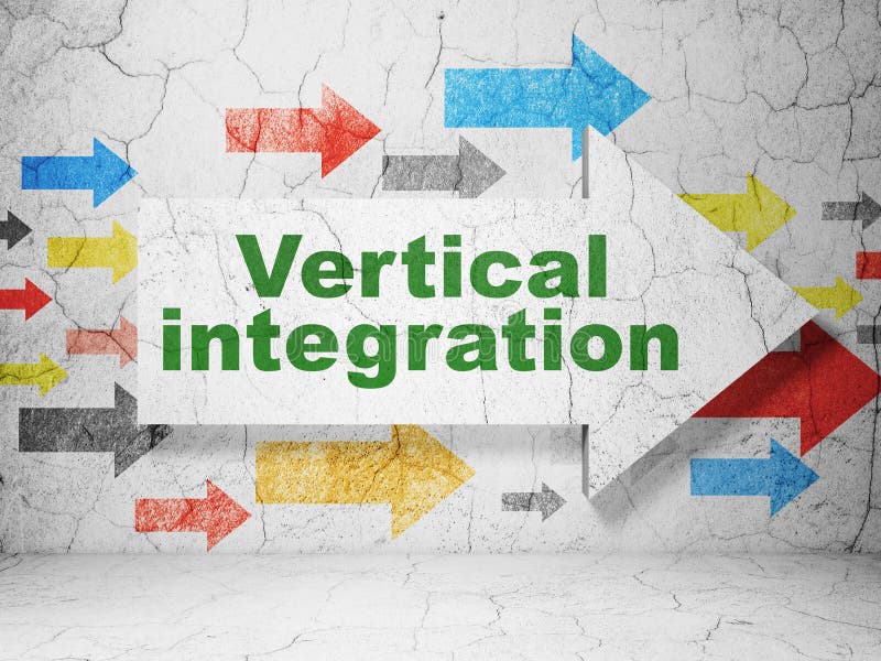 Vertical Integration Icon Set. Four Elements in Diferent Styles from ...