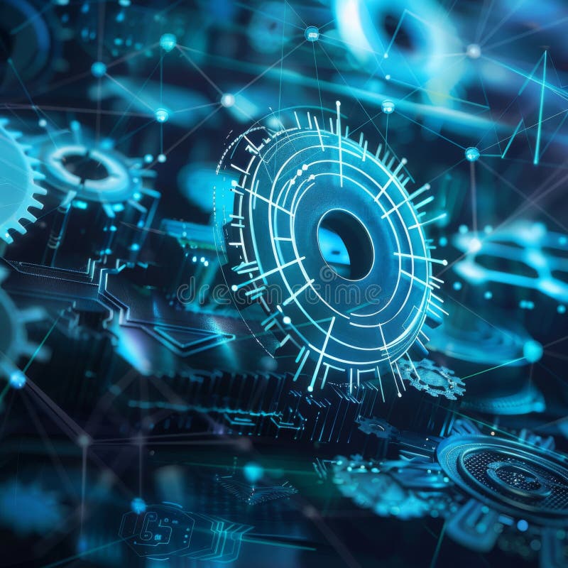 Business Concept Background with Digital Integration. Stock ...