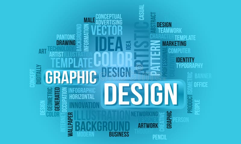 Graphic Design Word Cloud Stock Illustrations – 24,735 Graphic Design ...