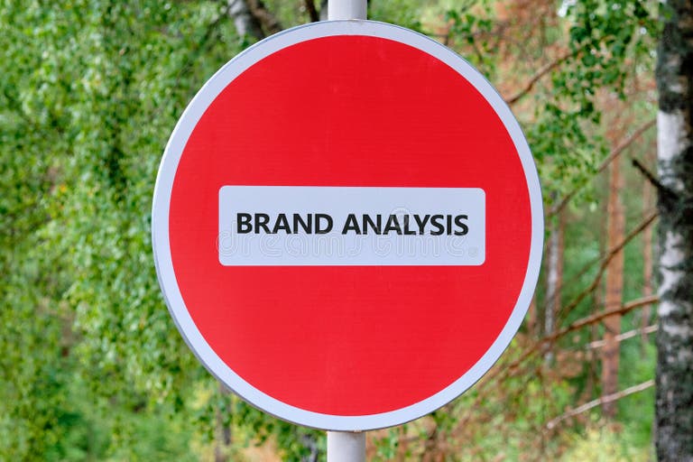 Business Concept. the BRAND ANALYSIS Concept Phrase Stock Image - Image ...
