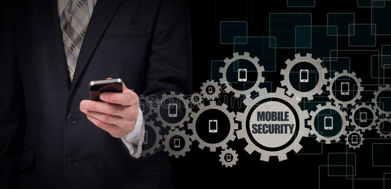 Business Concept, Businessman with Smartphone. Worldwide Connection ...