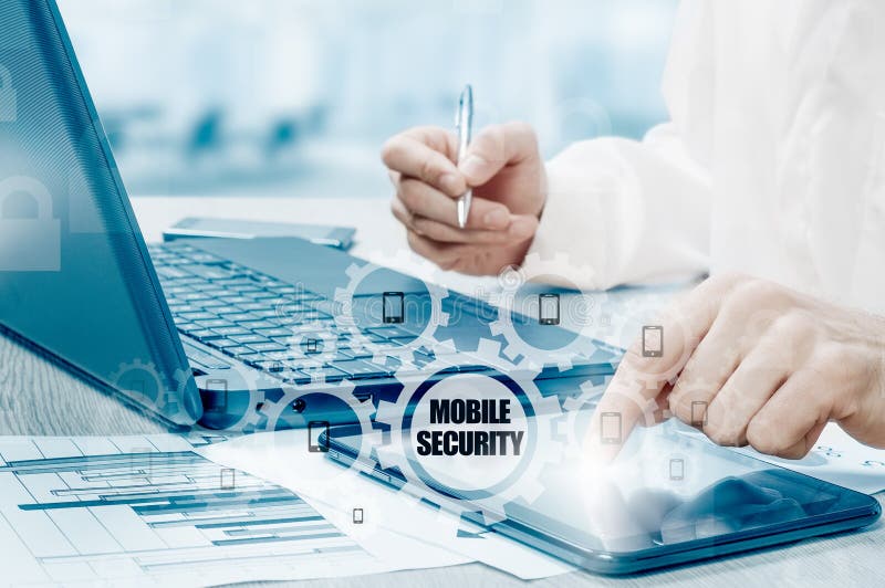 Business Concept, Businessman with Smartphone. Worldwide Connection ...