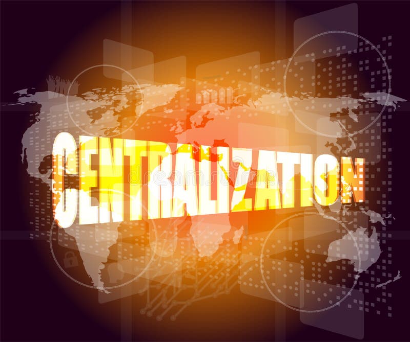 Centralization stock illustration. Illustration of hierarchy - 13577879