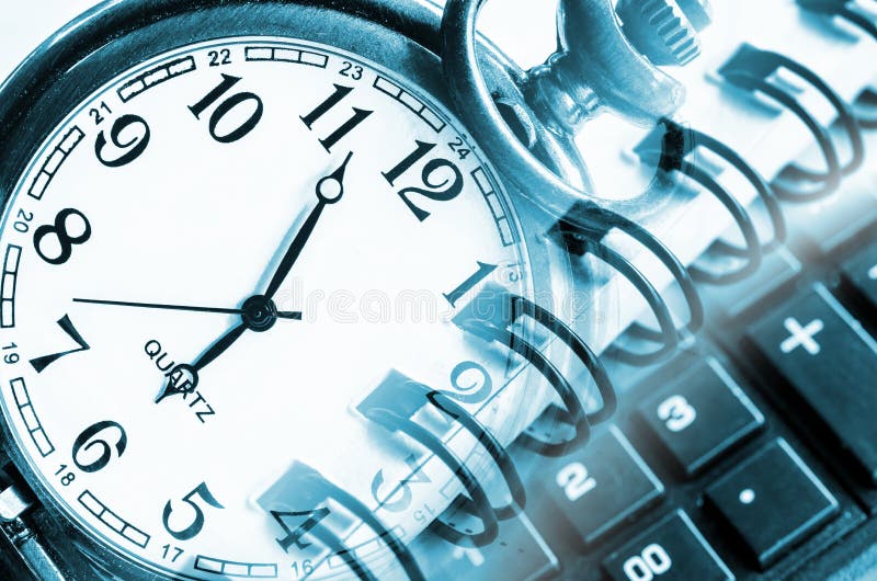 Business Concept with Clock. Stock Photo - Image of metaphor, financial ...