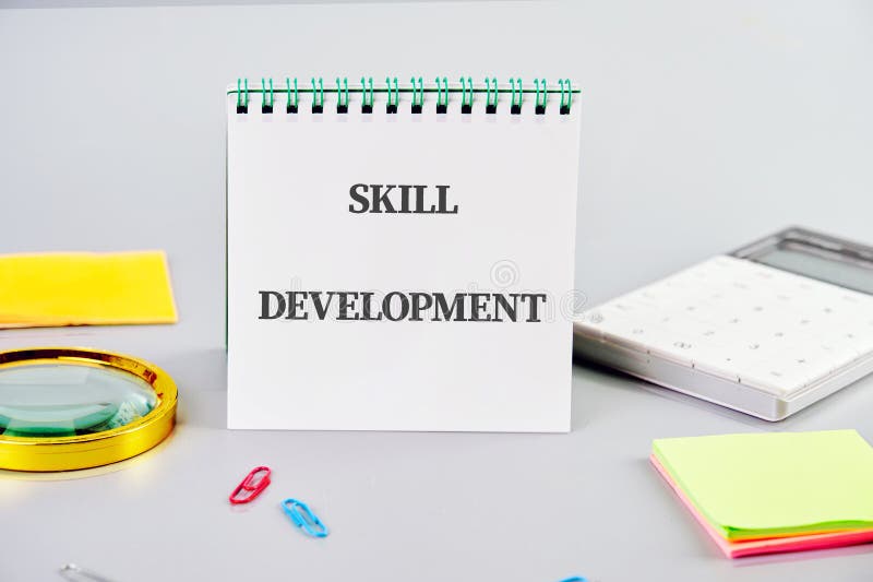 Business Concept. the Conceptual Phrase SKILL DEVELOPMENT Written on a ...