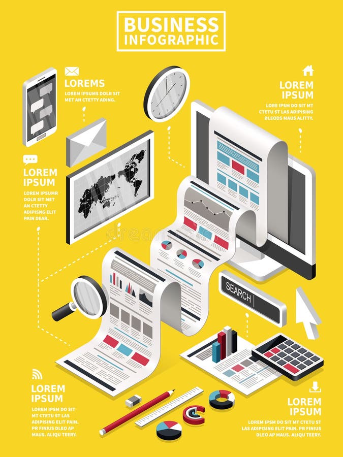 Business concept design stock illustration. Illustration of chart ...