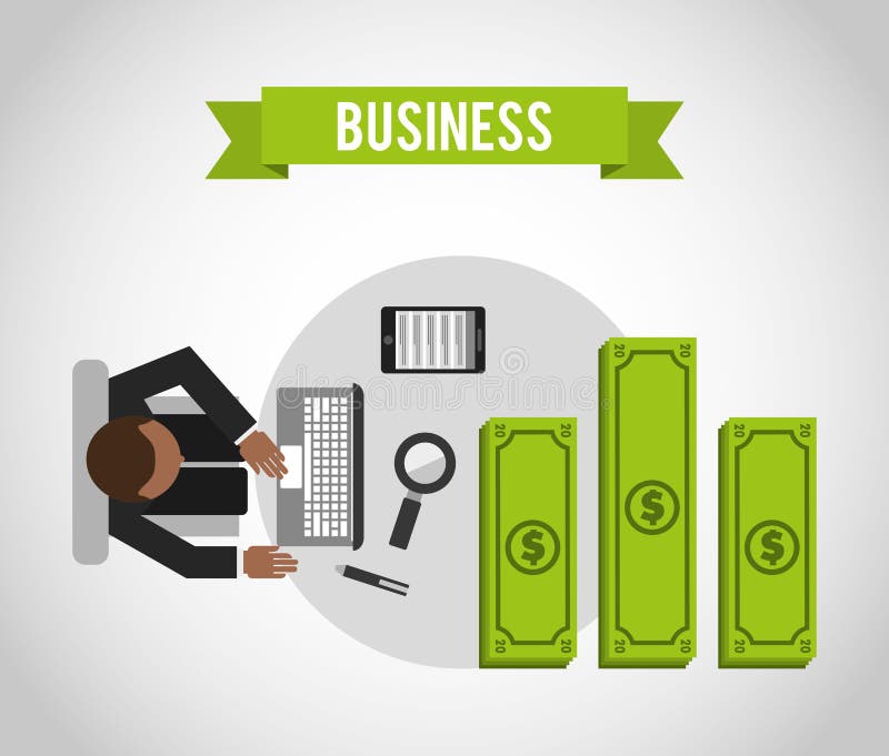 Business concept design stock illustration. Illustration of graph ...