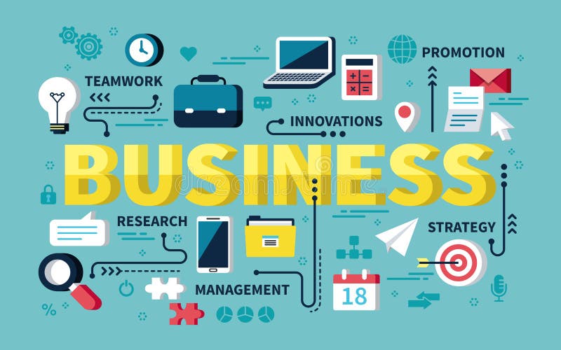 Business concept design stock illustration. Illustration of plan - 76320198