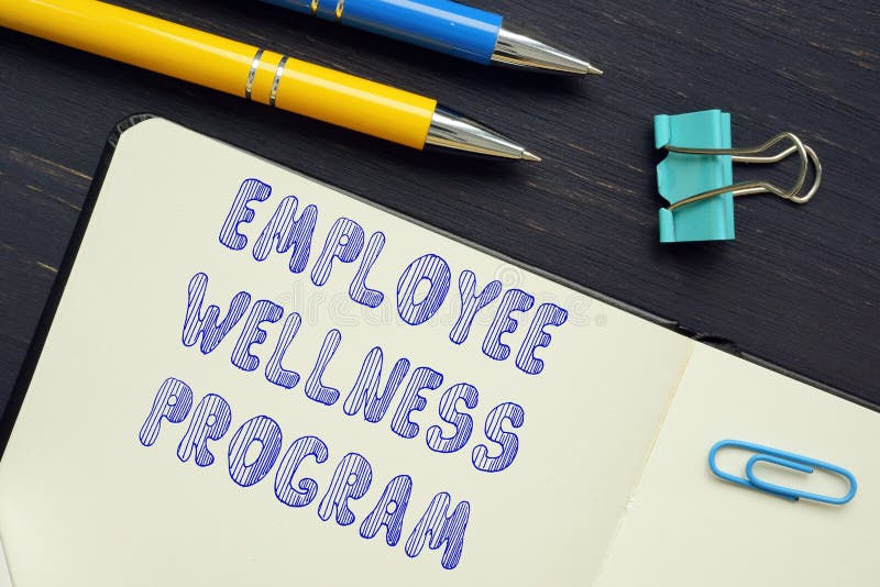 Business Concept about EMPLOYEE WELLNESS PROGRAM with Phrase on the ...