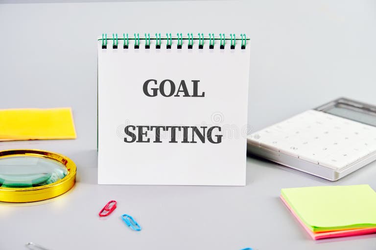 Business Concept. the GOAL SETTING Concept Phrase Written on a Blank ...