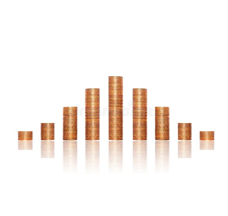 Pyramid graph stock vector. Illustration of business - 32785446