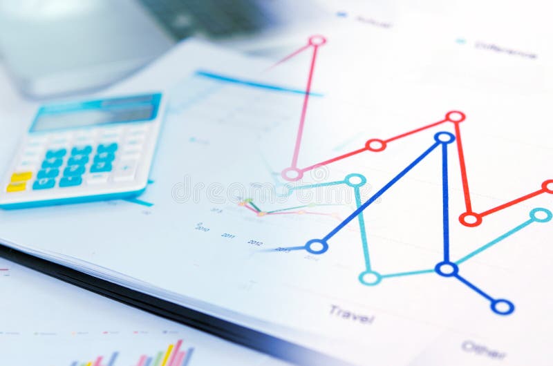 Business Concept graphs stock photo. Image of accounting - 60882526
