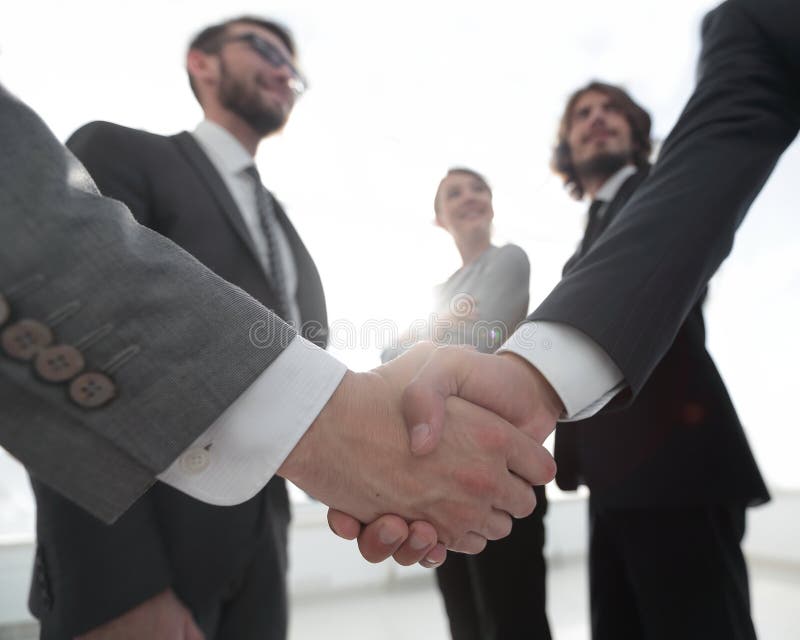 Business Concept Handshake Business People Stock Photo - Image of ...