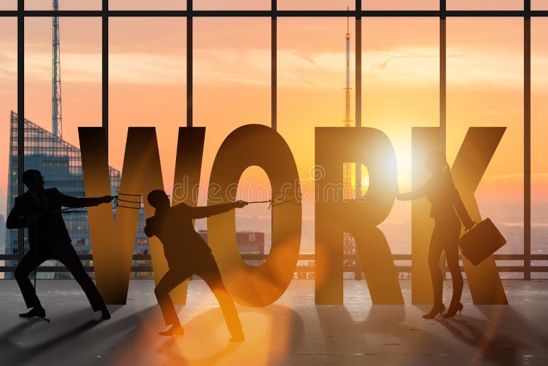 The Business Concept of Hard Work Stock Photo - Image of leader ...