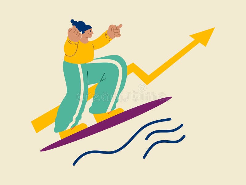 Business Concept Illustrations. Scenes with Women Taking Part in ...