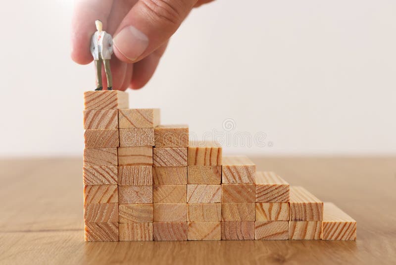 Business Concept Image of Challenge. a Man Over a High Wall Stock Image ...