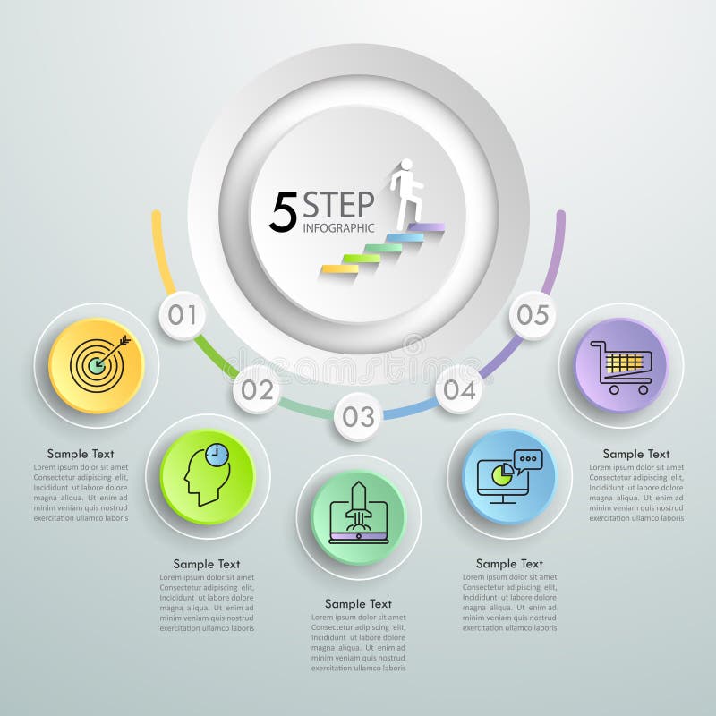 Business Concept Infographic Template 6 Steps, Stock Vector ... Business Concept Infographic Template 6 Steps, Stock Vector ...