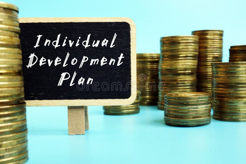 Business Concept Meaning Individual Development Plan with Sign on the ...