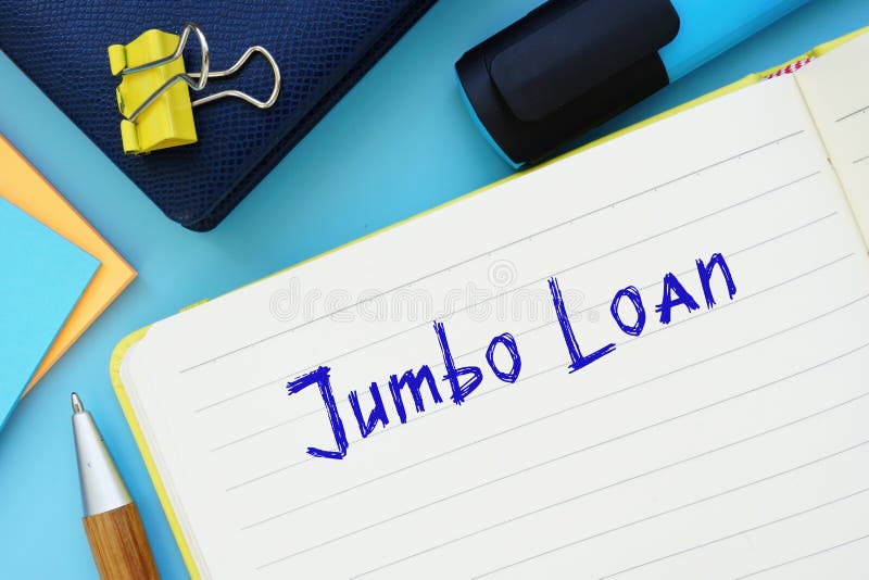 Business Concept Meaning Jumbo Loan with Phrase on the Page Stock Image ...