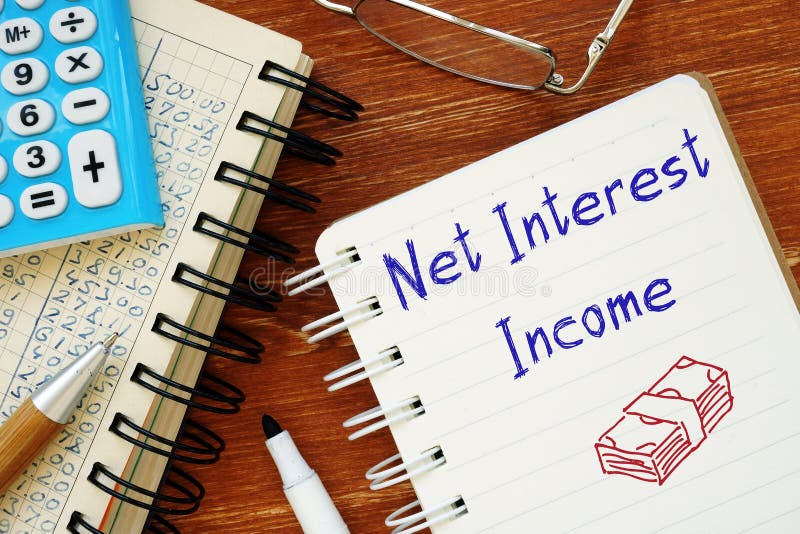Business Concept Meaning Net Interest Income with Sign on the Sheet ...