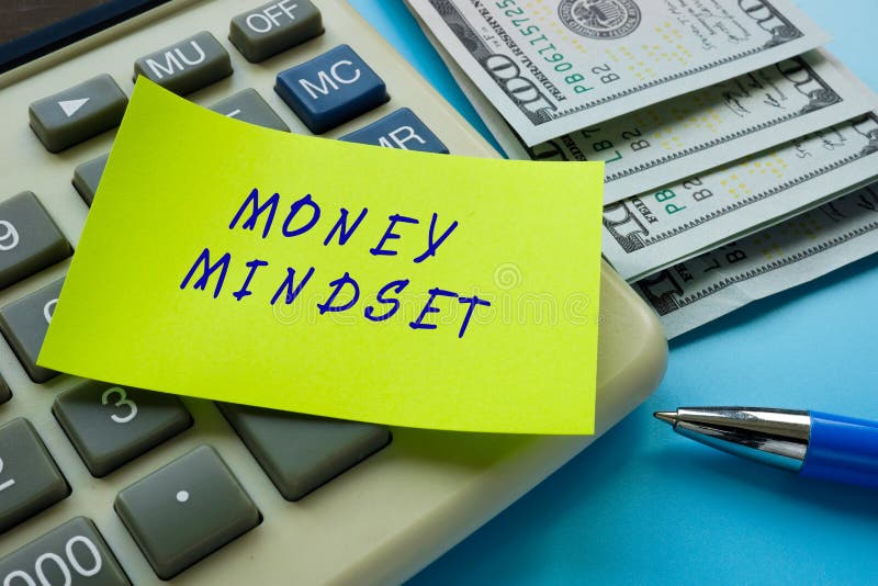 Business Concept about MONEY MINDSET with Sign on the Sheet Stock Image ...