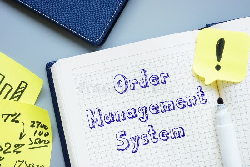 Business Concept about Order Management System OMS with Inscription on ...