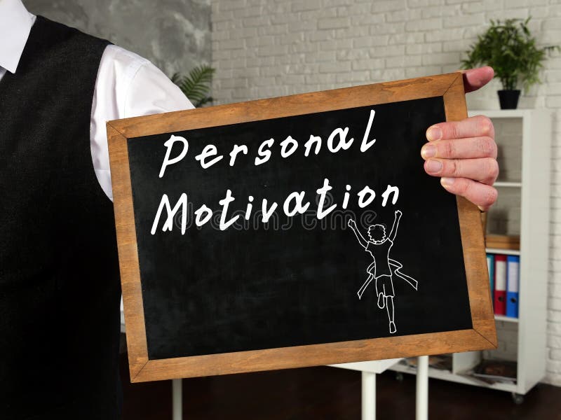 Business Concept about Personal Motivation with Phrase on the Piece of ...