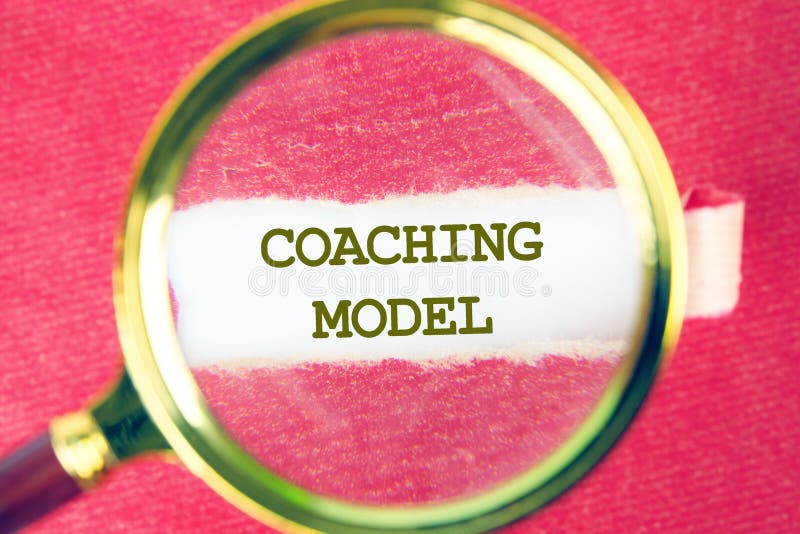 Business Concept. the Phrase, Text,and Words of the COACHING MODEL ...