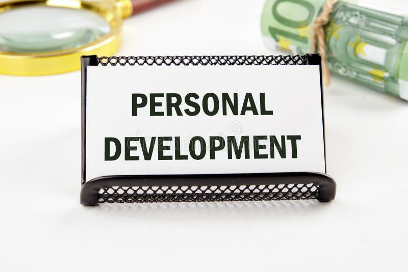 Business Concept. the Phrase, Text, and Words of PERSONAL DEVELOPMENT ...