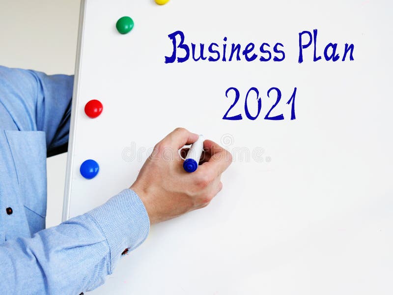 Business Concept about Business Plan 2021 with Sign on the Sheet Stock ...