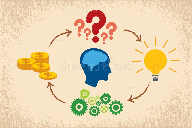 Business concept. stock vector. Illustration of inspiration - 78136491