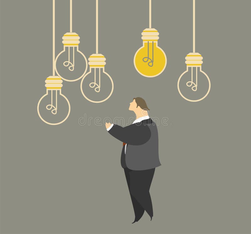 Business concept selection stock vector. Illustration of investment ...